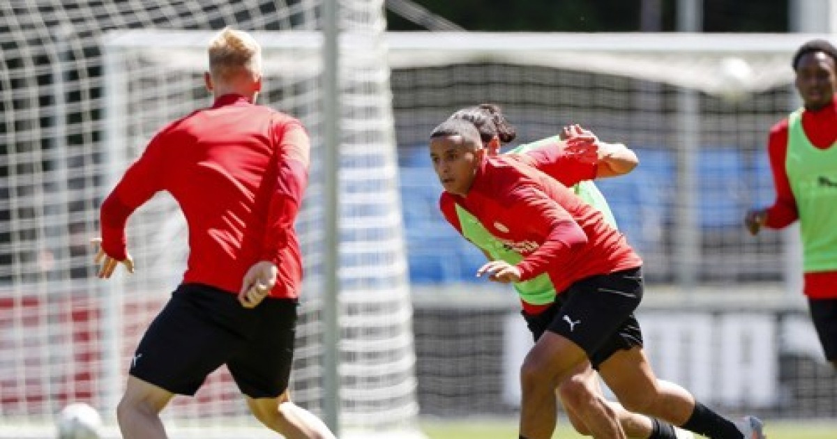 NETHERLANDS SOCCER PSV TRAINING