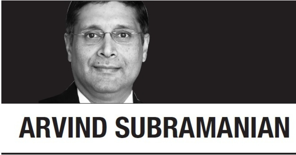 [Arvind Subramanian] China has blown its historic opportunity