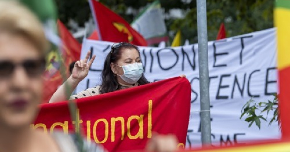 SWITZERLAND KURDS PROTEST