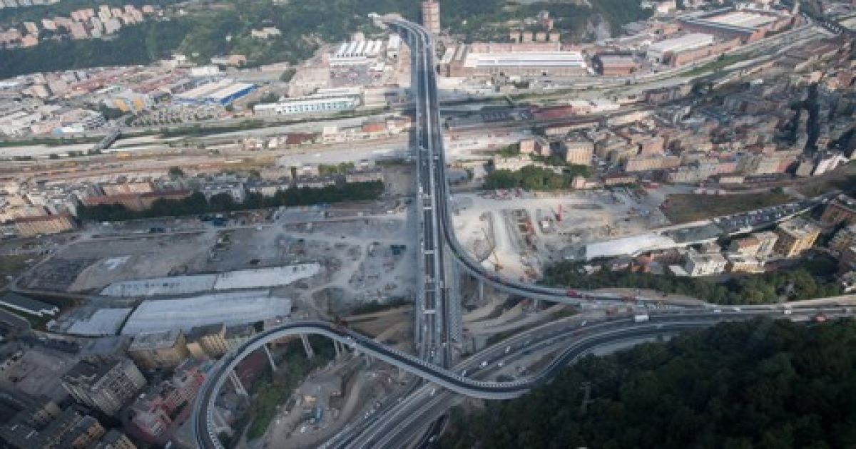 ITALY GENOA BRIDGE CONSTRUCTION