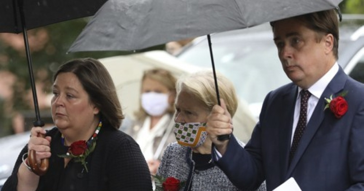 Britain Hume Funeral