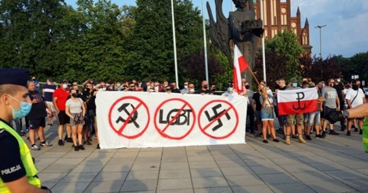 POLAND PROTEST OF SUPPORT FOR THE LGBT COMMUNITY