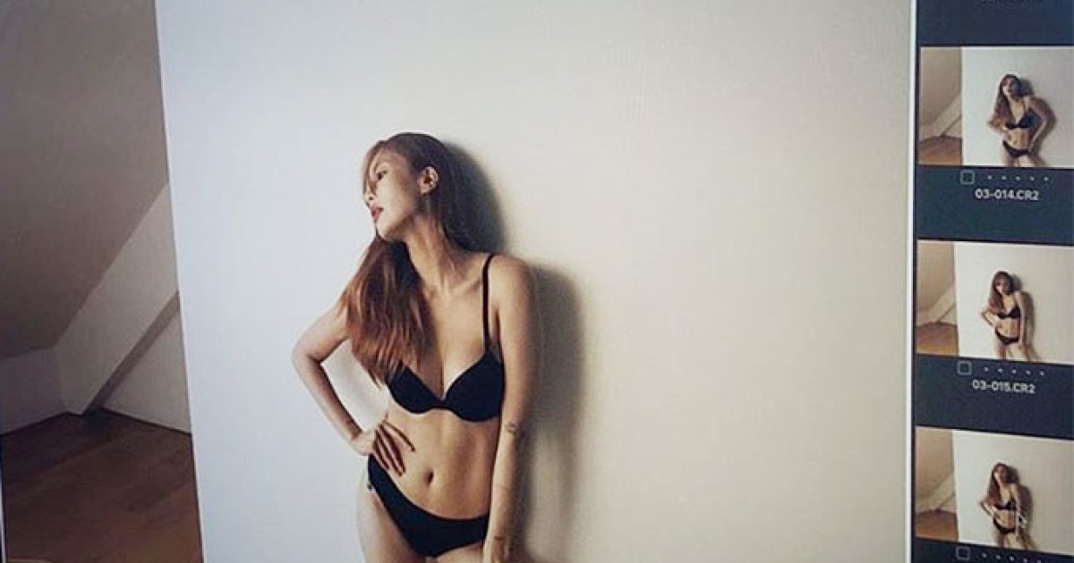 현아, 43kg→47kg 몸무게 인증..증량해도 저체중 '깜짝'