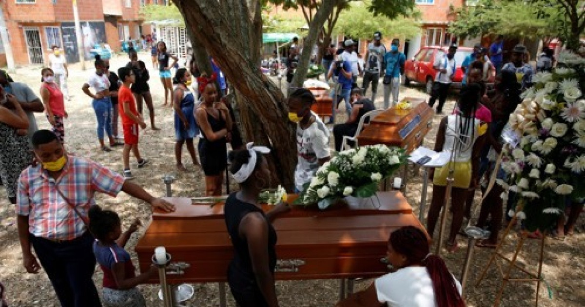 COLOMBIA VIOLENCE FUNERAL