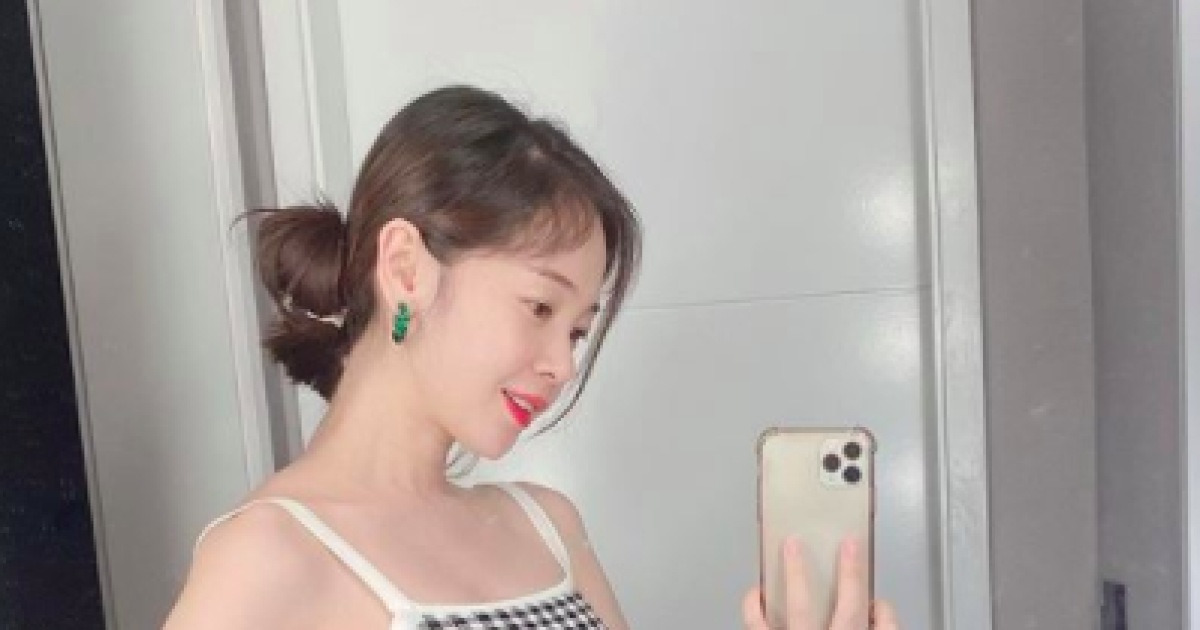 김보미, 만삭이 이 몸매라니.."몸무게 51kg..9kg 쪘는데 괜찮나요?" [★SHOT!]