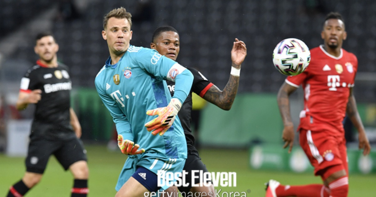 '명불허전' 노이어, 2019-20 UCL 최다 클린시트