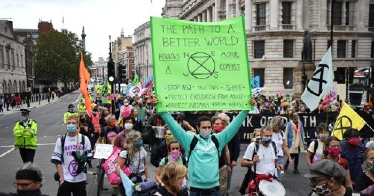 BRITAIN EXTINCTION REBELLION PROTEST