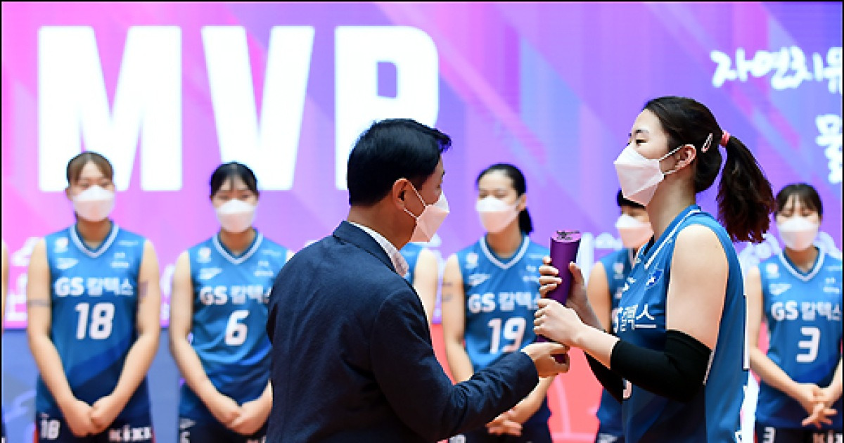 [MD포토] 강소휘, '제가 MVP에요'