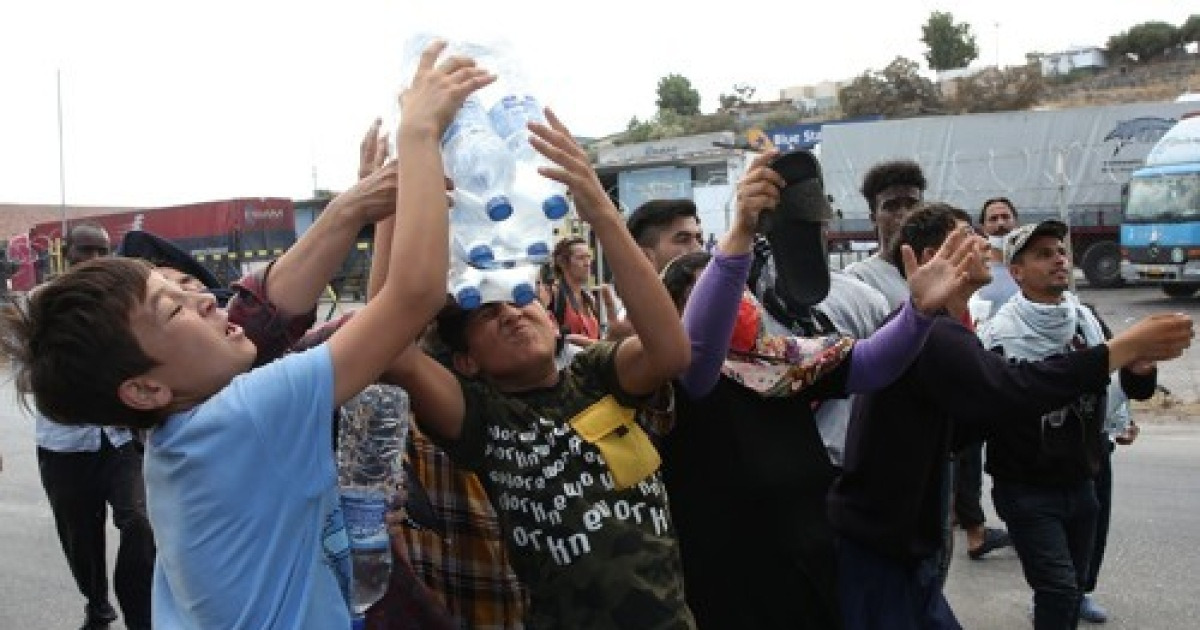 GREECE MIGRATION REF?UGEES MORIA CAMP