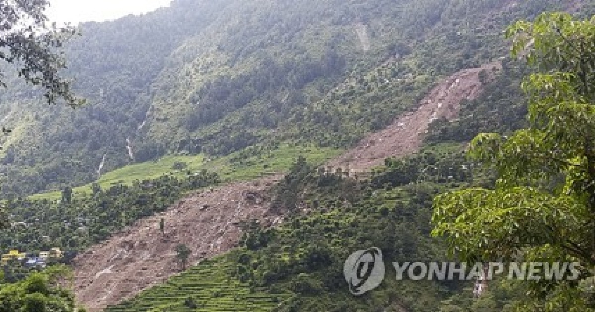 NEPAL WEATHER LANDSLIDE