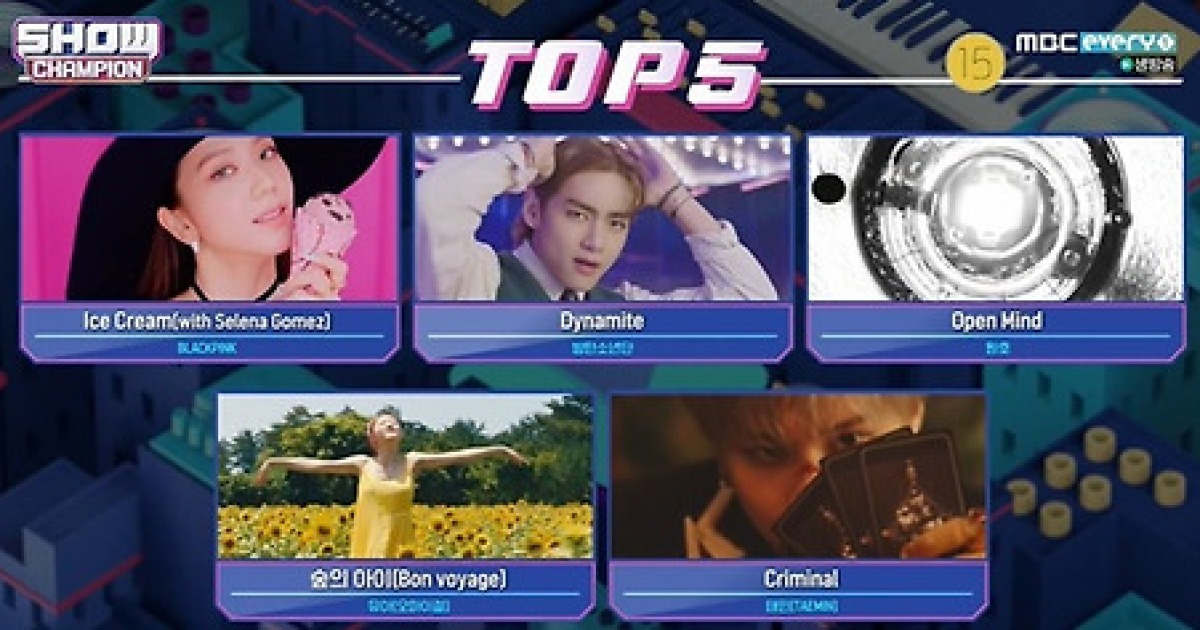 '쇼챔' 방탄소년단, 출연없이 9월 셋째 주 1위..월드 클라스 [★밤TView]