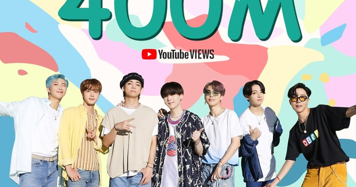 방탄소년단 다이너마이트 Mv 4억뷰 돌파 K팝 최단 기록