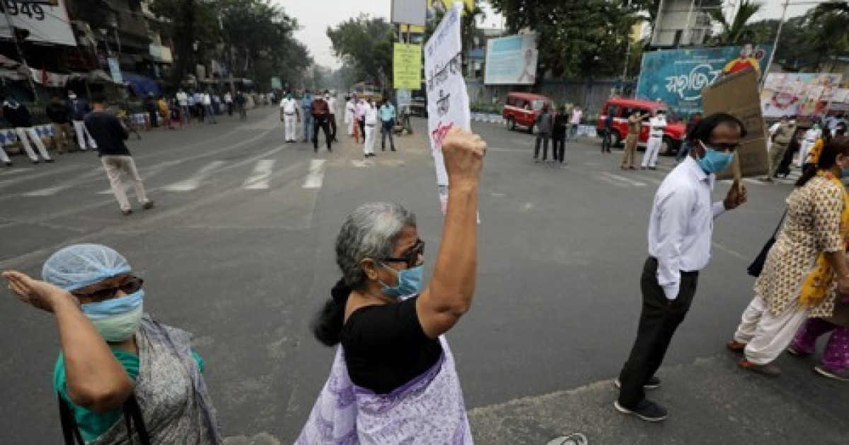 INDIA TRADE UNION STRIKE