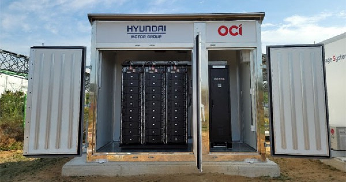Hyundai Motor, OCI launch pilot project to upcycle EV batteries to ...