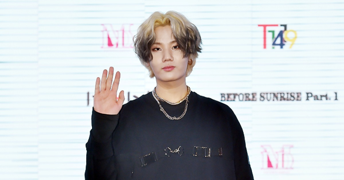 [TD포토] T1419 시안 '떨리는 데뷔'