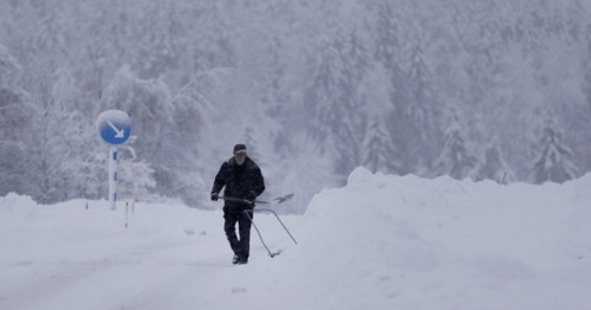 SWEDEN WEATHER WINTER SNOW
