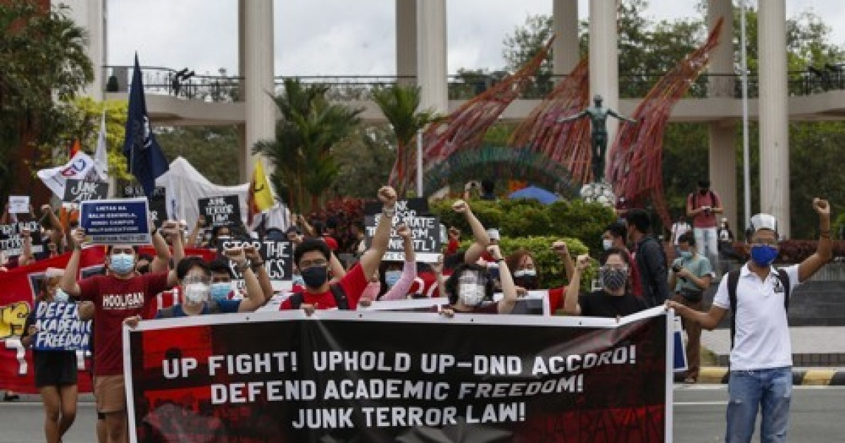 PHILIPPINES PROTEST STATE UNIVERSITY