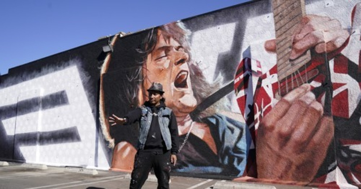 Eddie Van Halen Mural Unveiling
