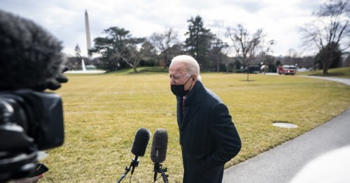 USA BIDEN WALTER REED