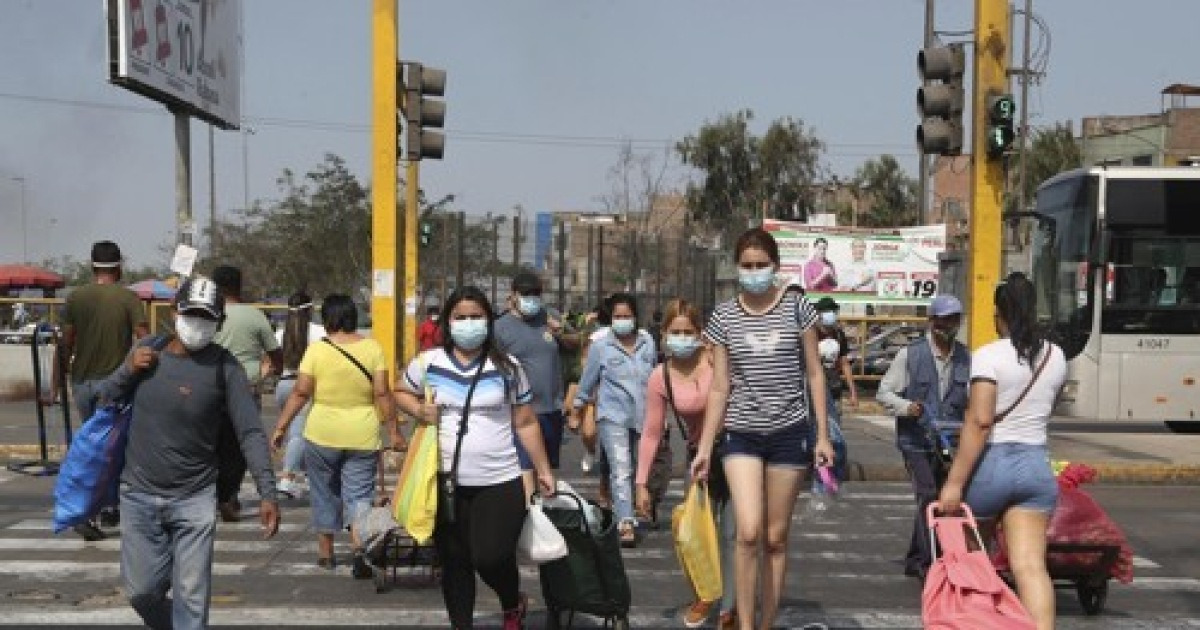 Virus Outbreak Peru Lockdown