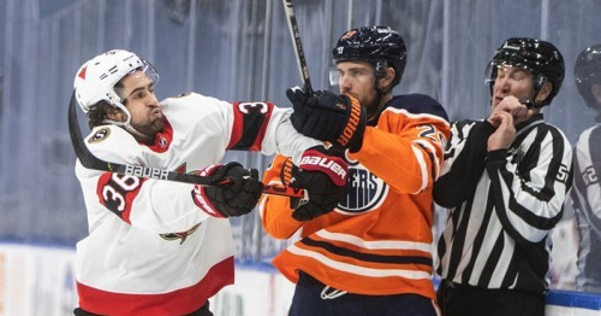 Senators Oilers Hockey