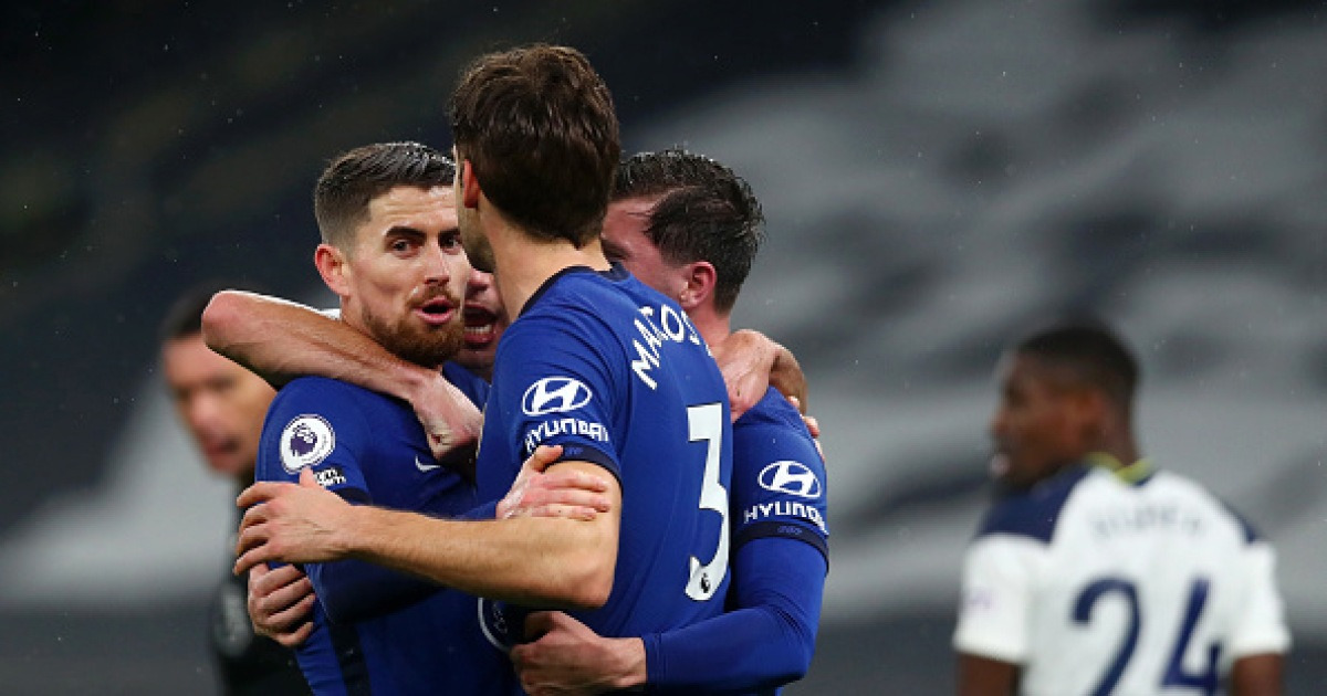 [EPL 전반리뷰] '조르지뉴 PK 선제골' 첼시, 토트넘에 1-0 리드.. SON 유효슈팅 1개