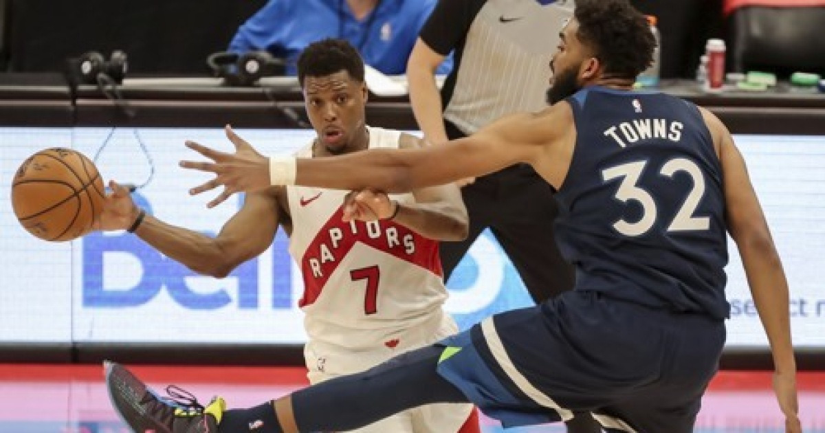 Timberwolves Raptors Basketball