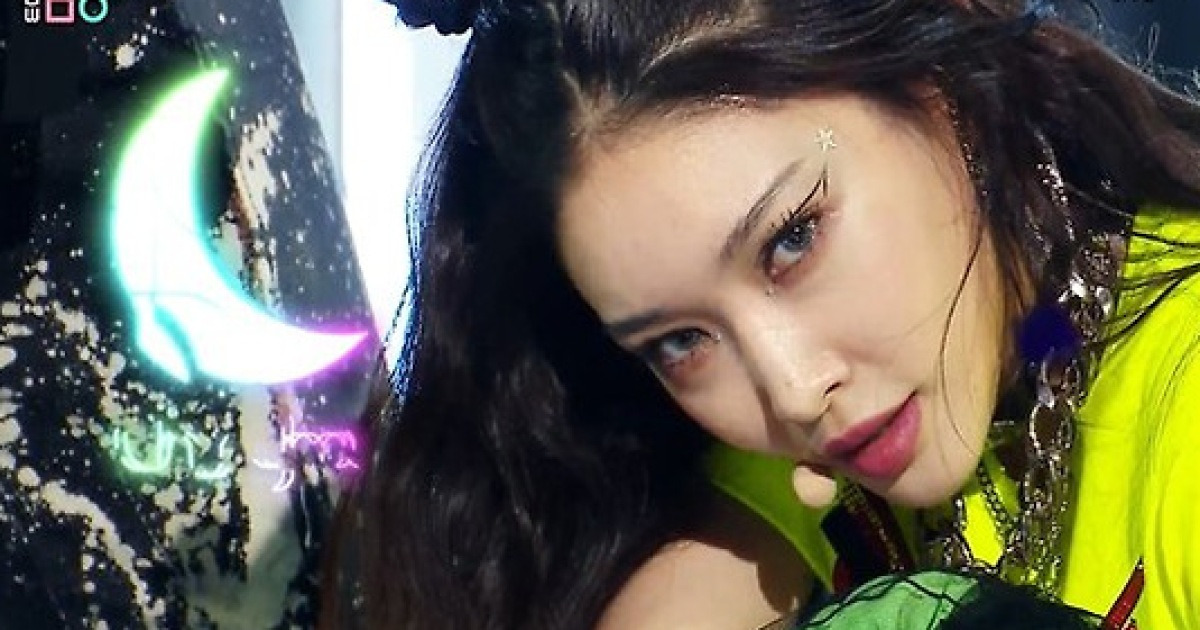 음악중심 청하 퍼포먼스 퀸 컴백 알린 바이시클