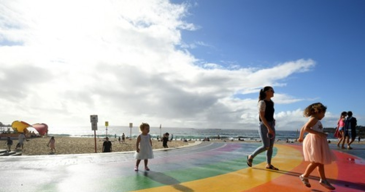 AUSTRALIA COOGEE RAINBOW WALK
