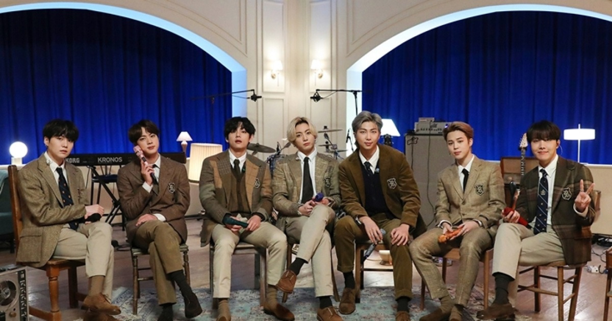 BTS, MTV '언플러그드' 출연..'다이너마이트'-'픽스 유' 등 5곡 불러