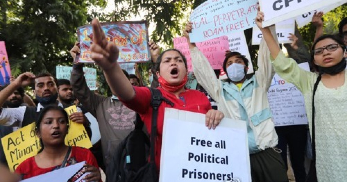 INDIA STUDENTS ACTIVISTS VIGIL