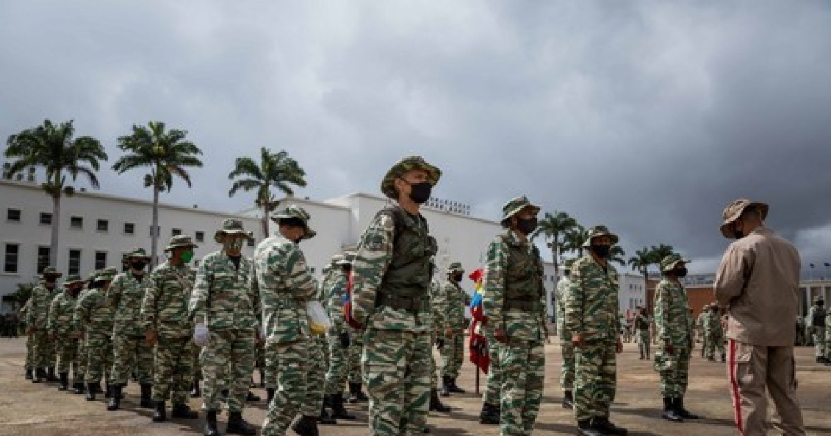 VENEZUELA CHAVEZ MILITARY TRIBUTE