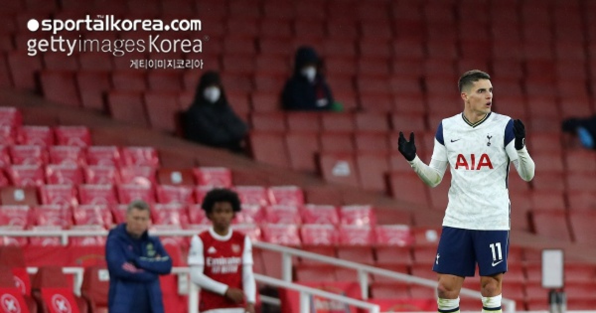 [EPL 28R] 'SON 부상+라멜라 퇴장' 토트넘, 아스널에 1-2 역전패..'5위 도약 실패'