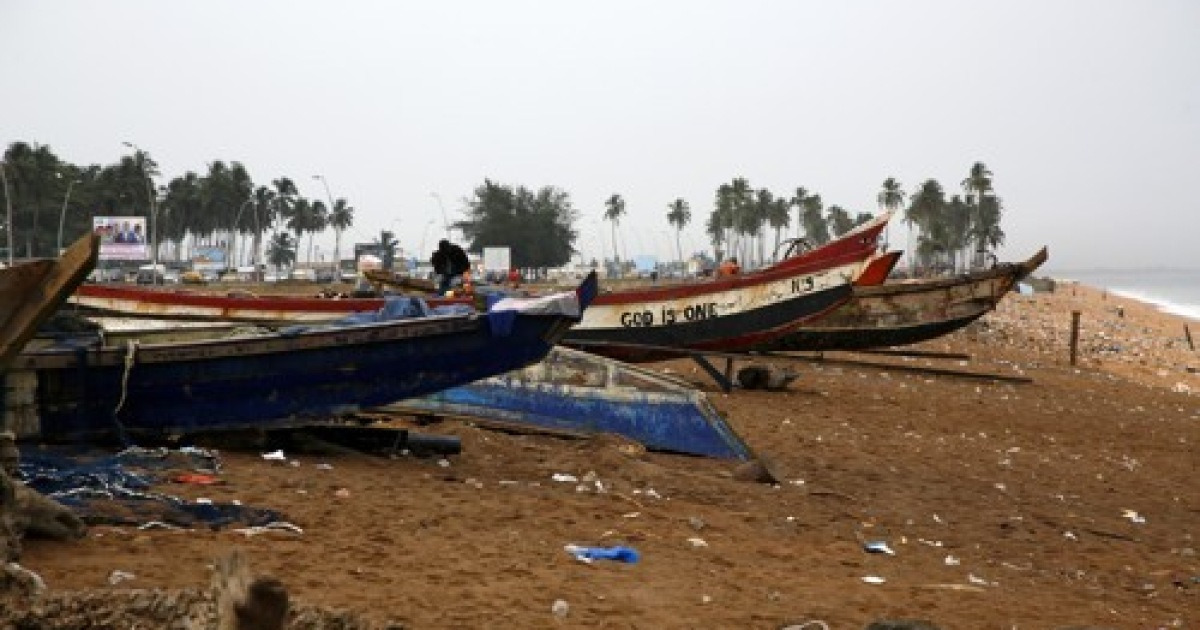 IVORY COAST PHOTO SET WORK FISHING