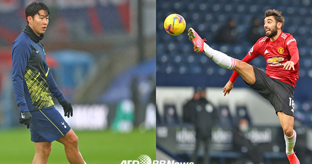 손흥민 EPL MVP 배당률 8위..페르난데스 1위