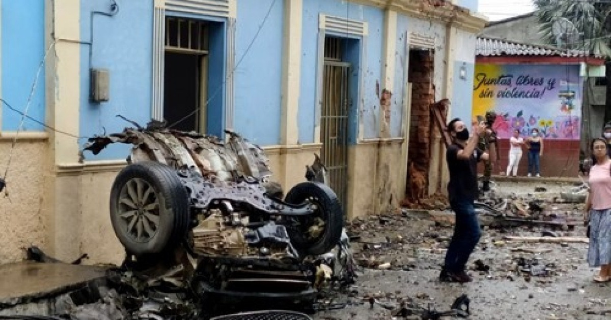 COLOMBIA EXPLOSION