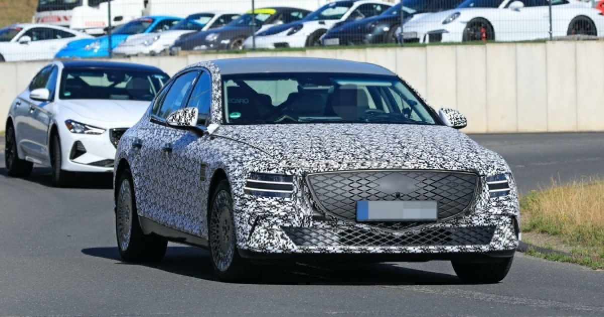 제네시스, 전기차 투입 시동. 첫 모델 G80e 환경부 인증 완료. 쿠페도 준비 중 | M투데이