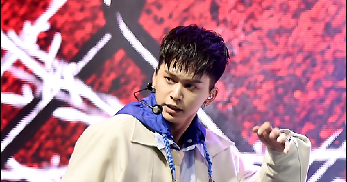 [MD포토] T1419 케빈, '무대 사로잡는 매력'