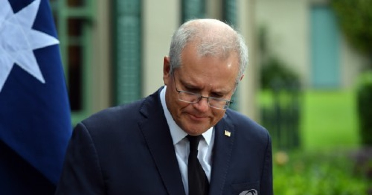 AUSTRALIA SCOTT MORRISON PRINCE PHILIP DEATH PRESSER