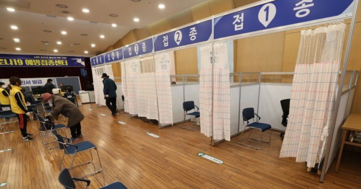 韓, 코로나19 백신 접종률 OECD 37개국 중 35위