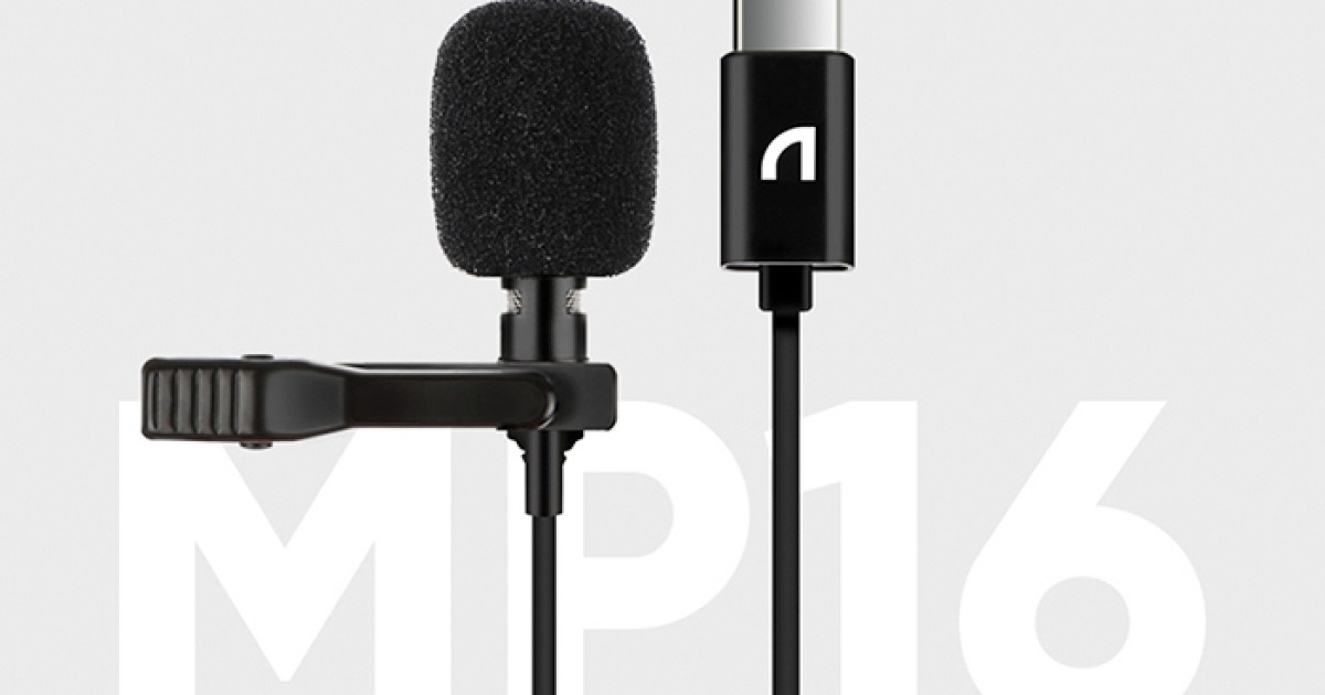 앱코, 스마트폰 사용 가능한 USB-C 핀마이크 MP16 출시