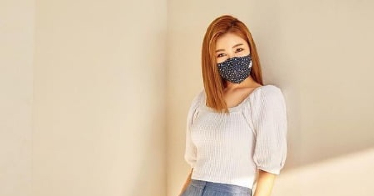 5kg 빼 44kg 된 송가인..마스크가 가리지 못하는 미모 [TEN★]