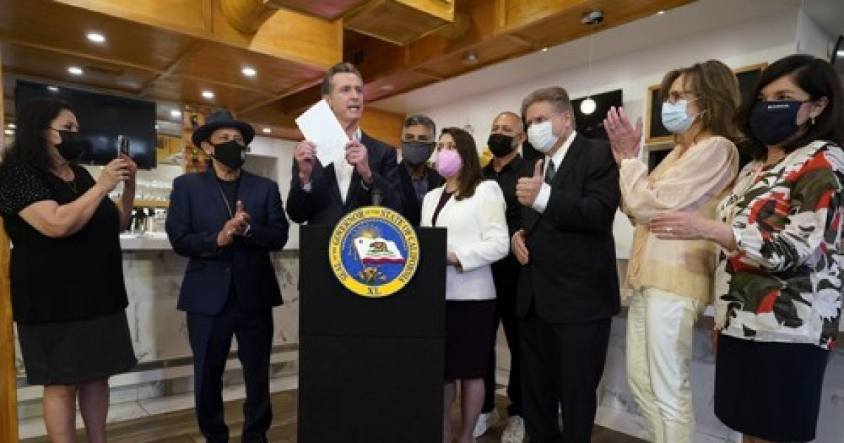 California Newsom Bill Signing