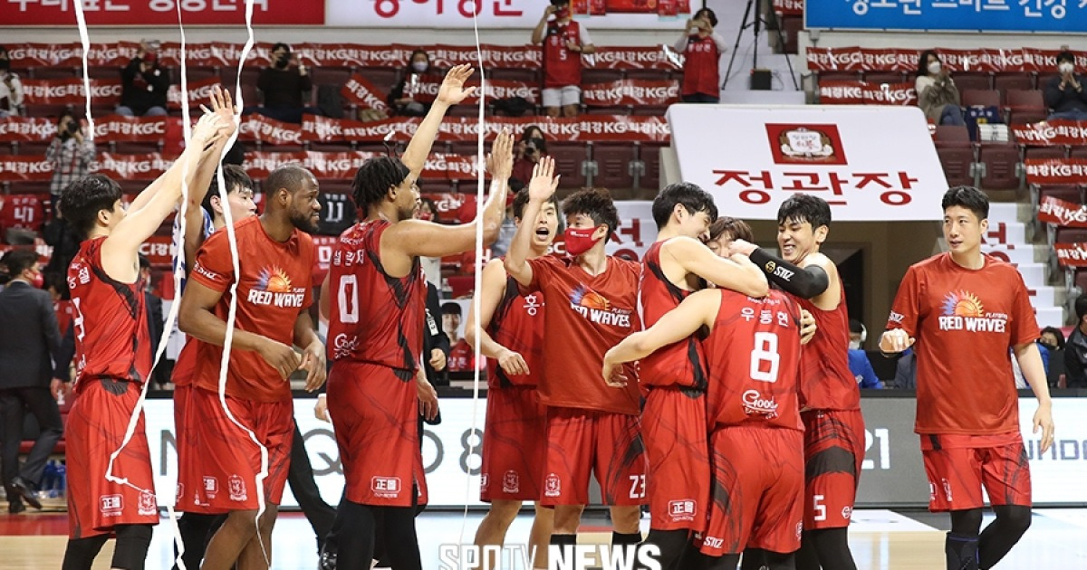 [포토S] KGC, '우승에 단 1승 남았다!'