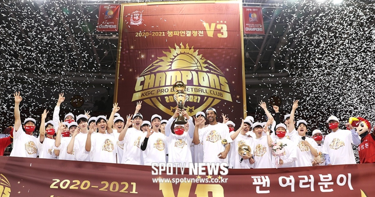 [포토S] KGC, 플레이오프 10연승으로 짜릿한 우승!