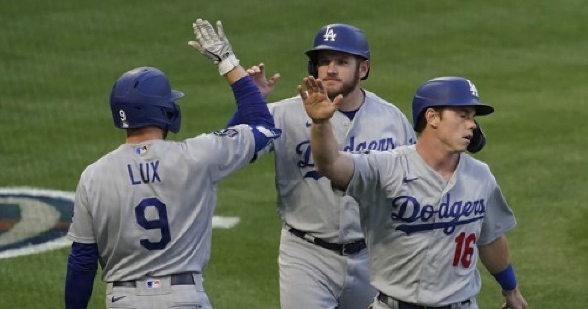 Dodgers Angels Baseball