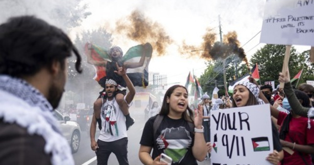 Israeli Consulate Protest-Atlanta