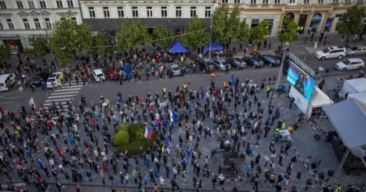 CZECH REPUBLIC PROTEST ANTI GOVERNMENT