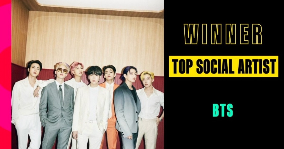 방탄소년단 美빌보드뮤직어워드 사전 시상부터 3개 부문 수상[공식]