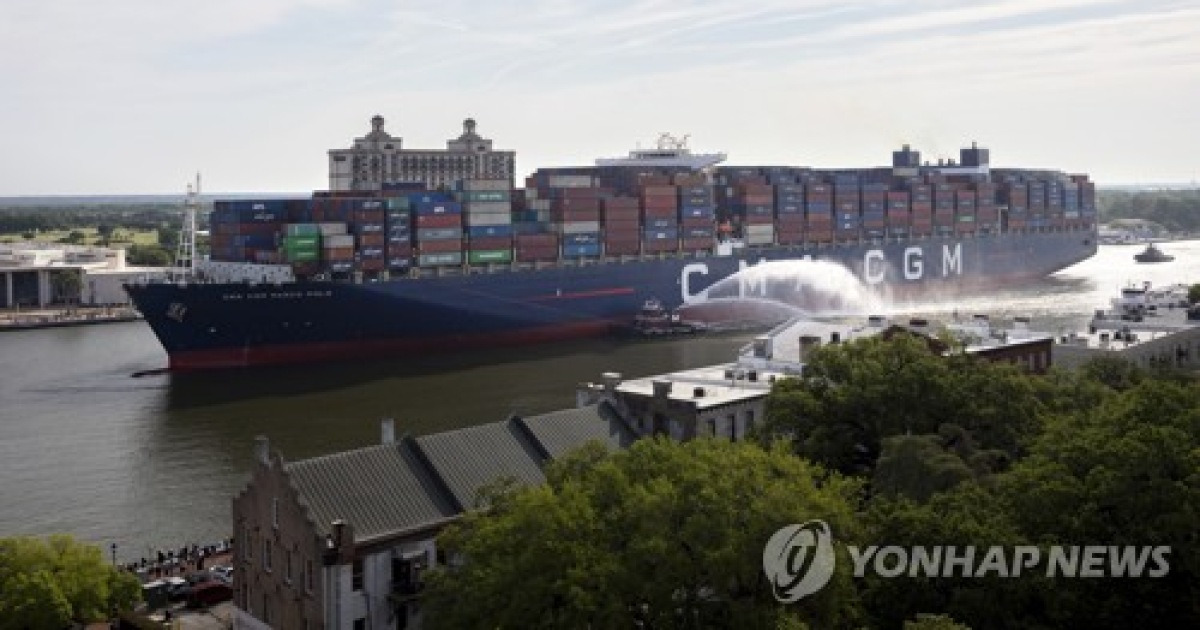 Georgia Port Largest Ship